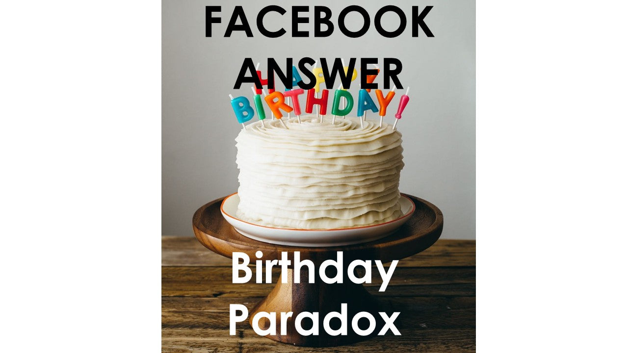 The Birthday Paradox – Quizzards
